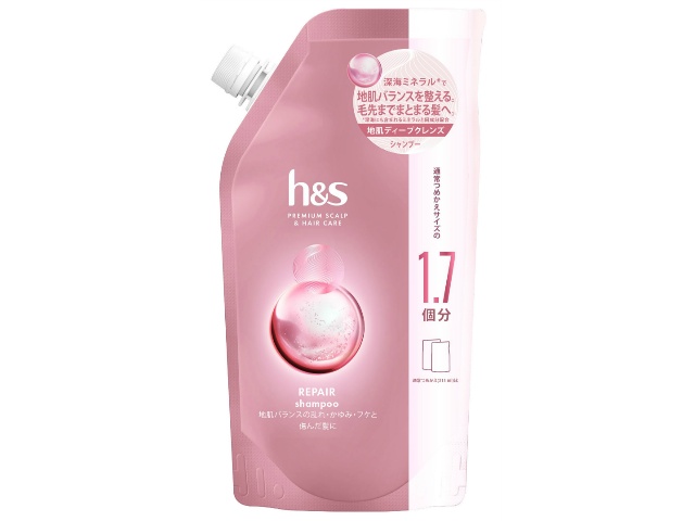 【問屋 国分ネット卸】P&G h&s リペア シャンプー つめかえ特大サイズ 550ML: 日用品・雑貨 ～ 卸・卸売・問屋・仕入れ・まとめ買いのネットショップ